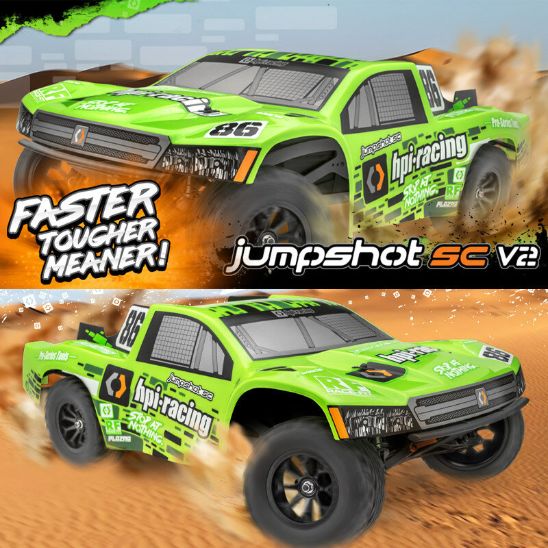2025HPI 1/10 Jumpshot SC V2 Гоночный радиоуправляемый автомобиль для коротких трасс, электрический, с двухколесным приводом, внедорожный, 1602612026