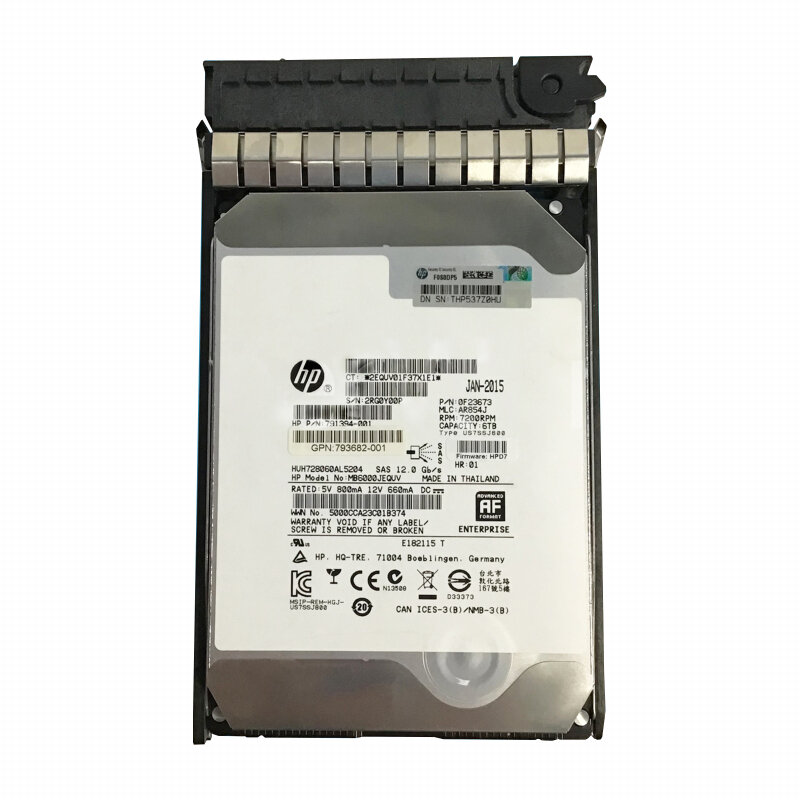 Жесткий диск HP 793770-001 6TB SAS 3,5" HDD
