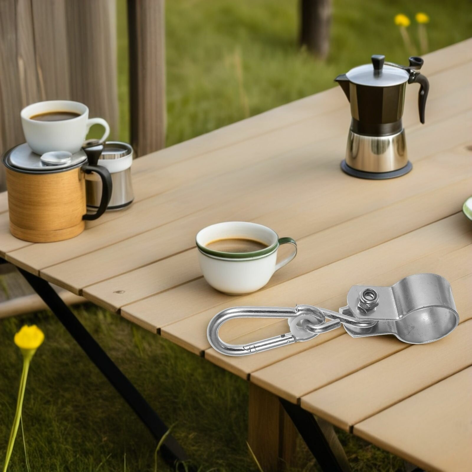 Крюки из нержавеющей стали для уличных качелей и гамака с высокой грузоподъемностью для крепления на трубах