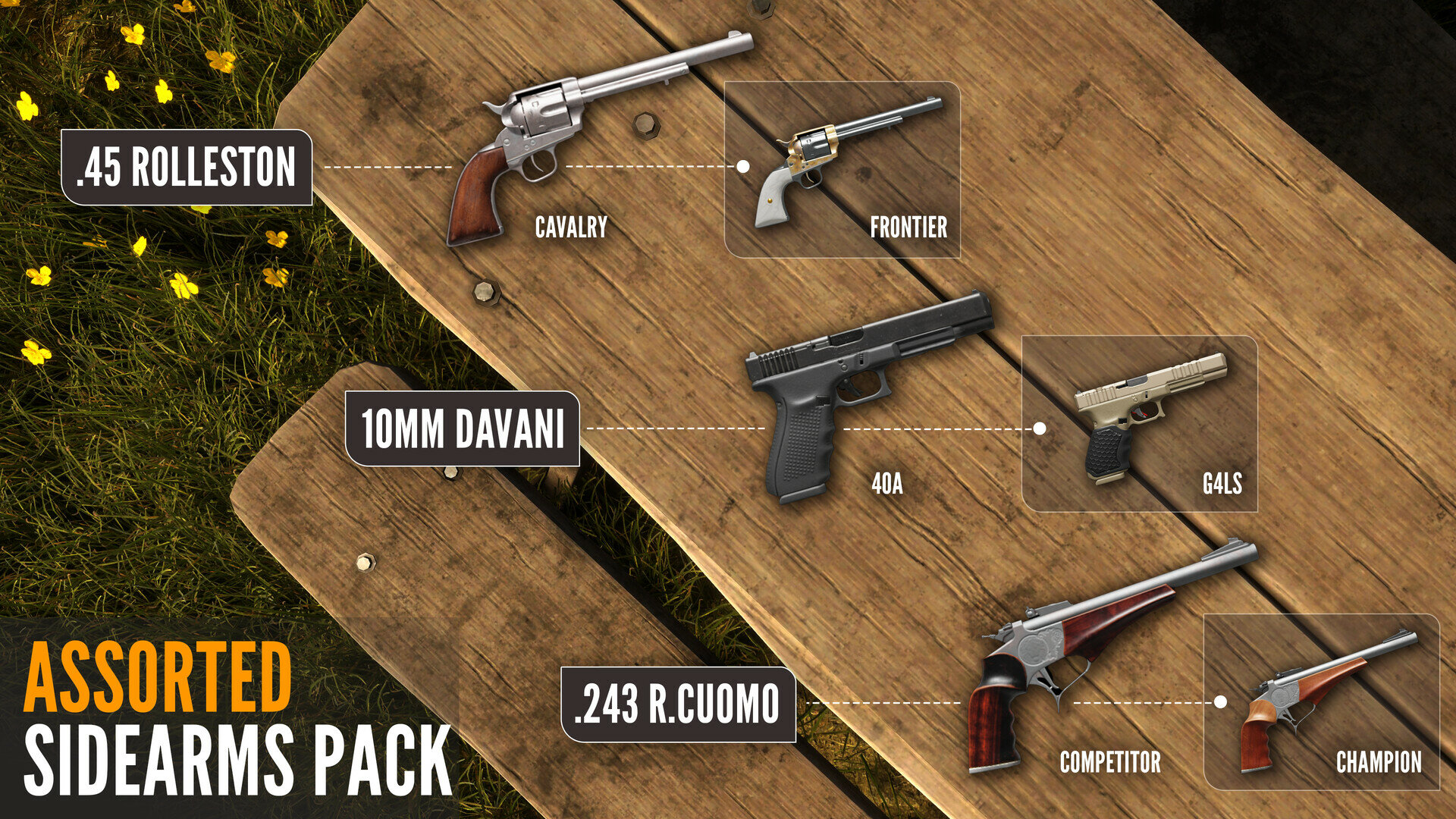 TheHunter: Call of the Wild - Assorted Sidearms Pack DLC PC Steam Ключ
