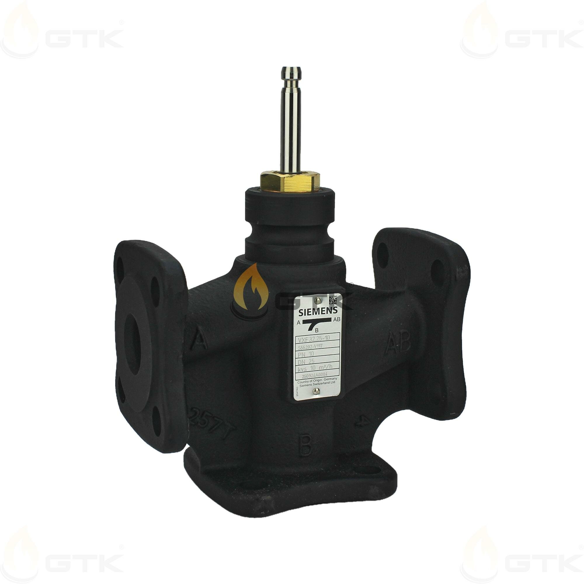 Клапан регулирующий Siemens VXF32.25-10 Kvs10 DN25 PN10, S55202-V117
