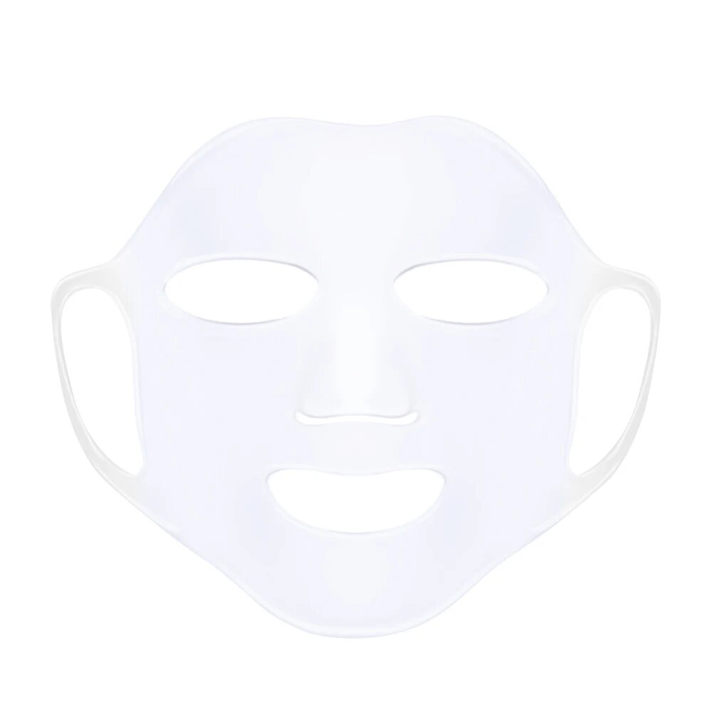 Многоразовая силиконовая маска для лица Transparent white