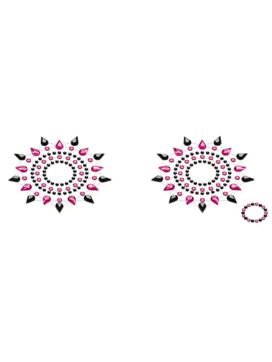MYSTIM Breast & Pubic Jewelry Crystal Stiker Набор ст 1 шт