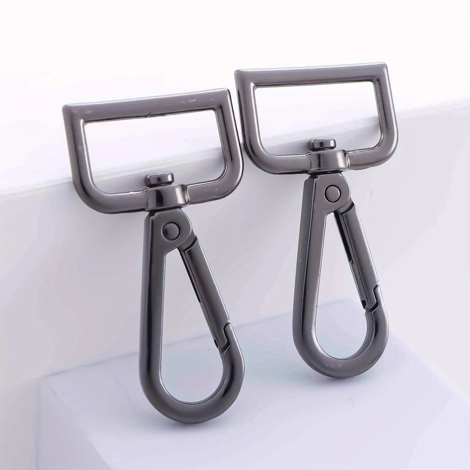 Металлические поворотные карабины MELORDY 5 шт. 5pcs---16mm, Gunmetal