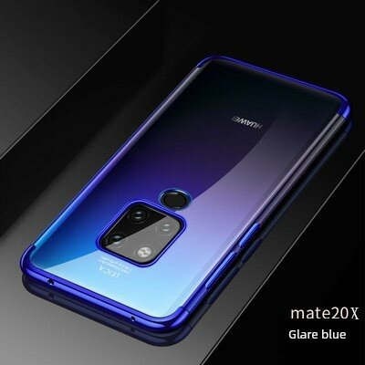Чехол для Huawei Mate 20X 5G в цвете Иризесцентный синий - Узкий защитный чехол для смартфона