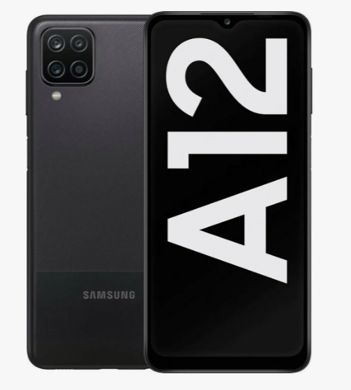 Смартфон Samsung Galaxy A12 4/64 ГБ RU, Dual nano SIM, черный