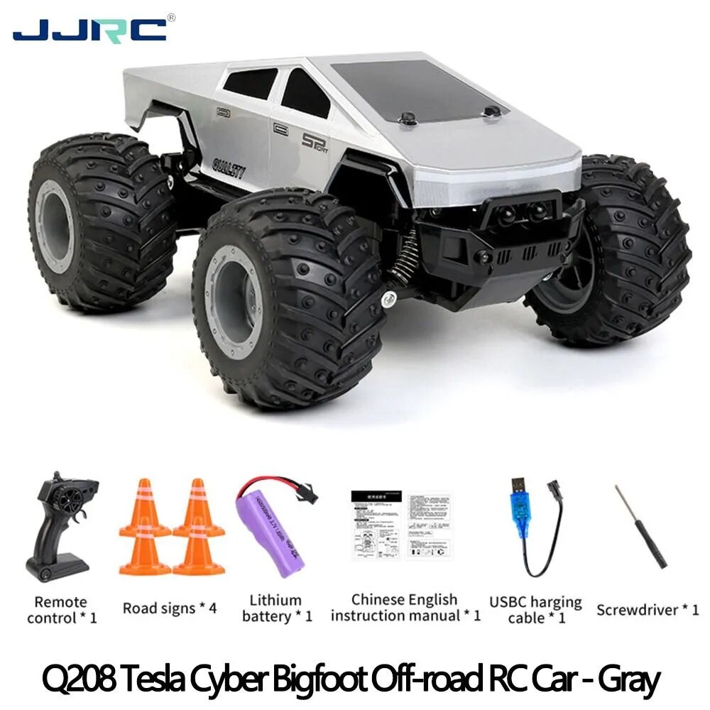 JJRC Cyber Bigfoot 2.4G 4WD Вездеходный Радиоуправляемый Грузовик С Дистанционным Управлением Для Скалолазания, Автомобильная Игрушка