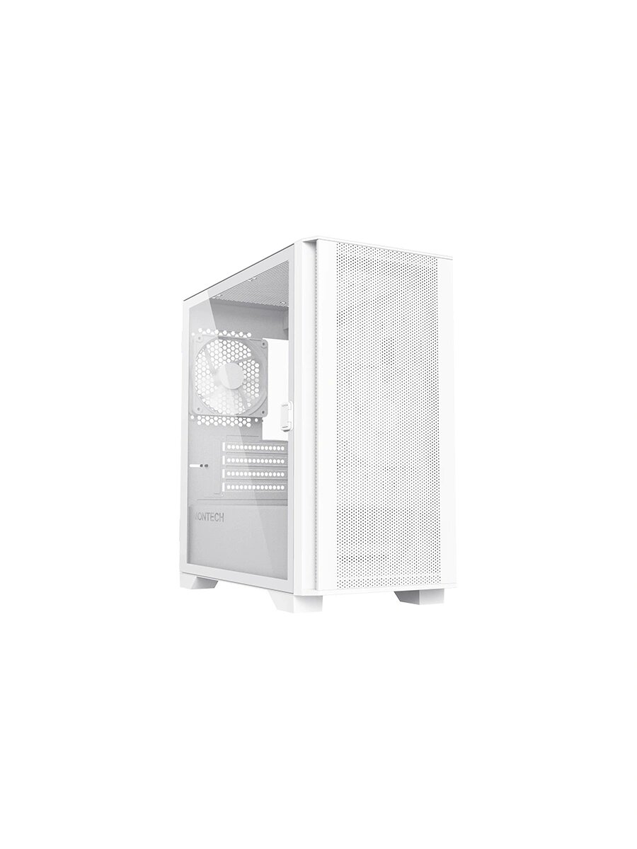 Корпус Montech Air 100 Lite белый без БП mATX 6x120mm 4x140mm 1xUSB2.0 2xUSB3.0 audio bott PSU