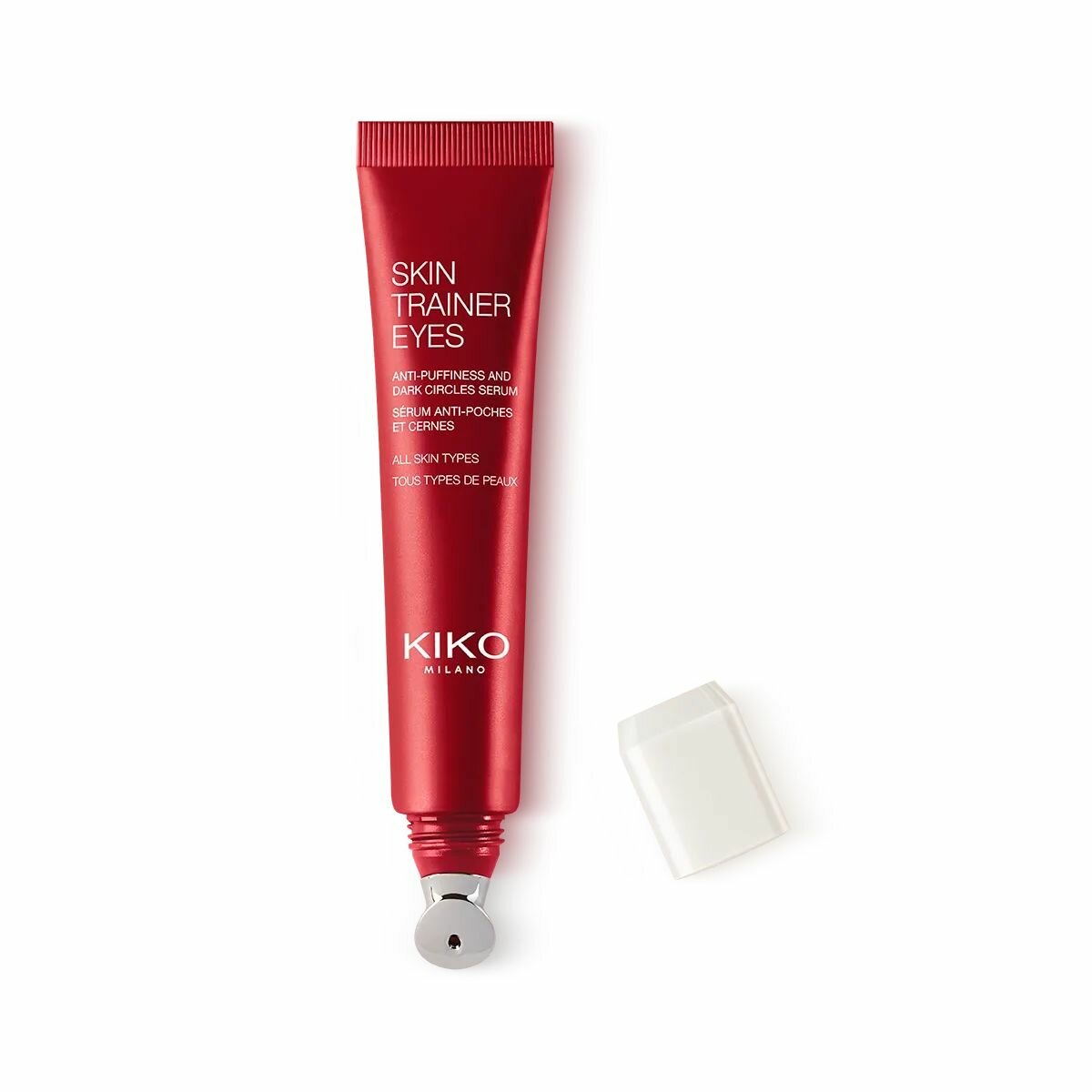 KIKO MILANO Сыворотка, уменьшающая отечность и темные круги под глазами, обладающая укрепляющими и эластичными свойствами skin trainer eyes 15 мл