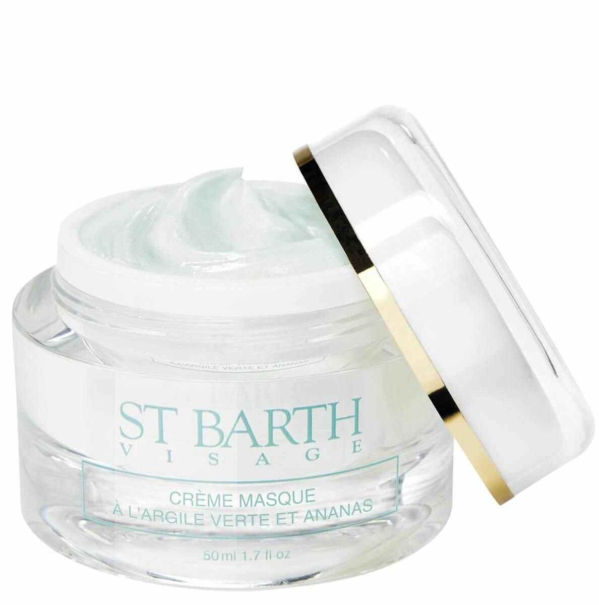 LIGNE ST BARTH CREAM MASK WITH GREEN CLAY AND PINEAPPLE 50 мл. Крем-маска c зелёной глиной и экстрактом ананаса