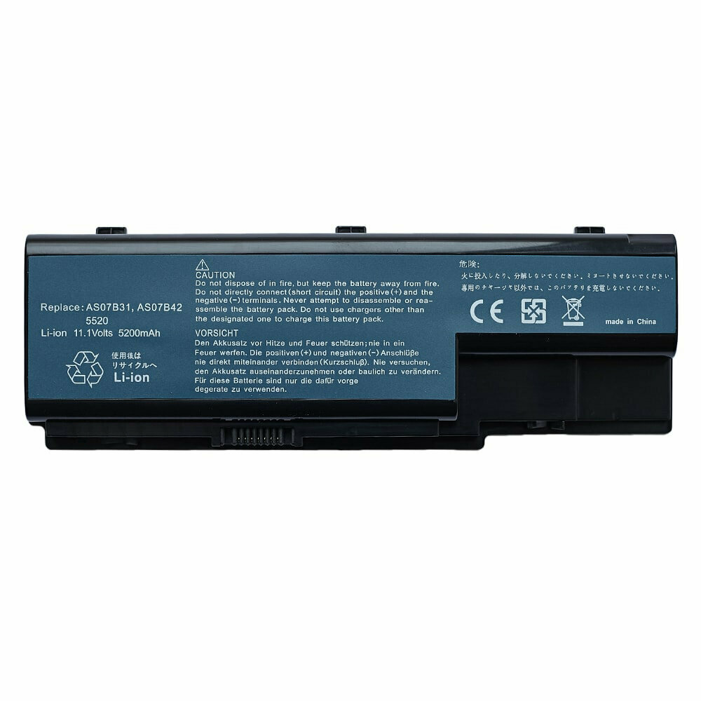 Аккумуляторная батарея для ноутбука Acer Aspire 5520 5920 6920G AS07B31 AS07B41 AS07B42 5200mAh 11.1V