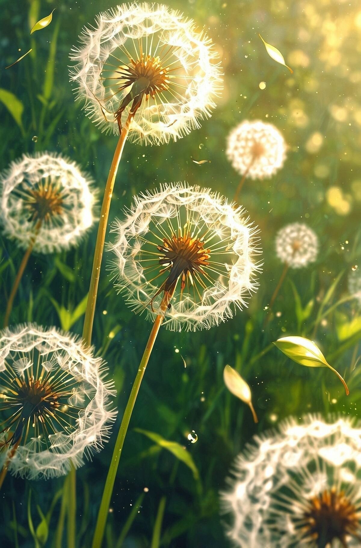 Алмазная Мозаика "Одуванчик" 30х40 См Алмазная Вышивка / Картина Стразами Подарков / Украшения