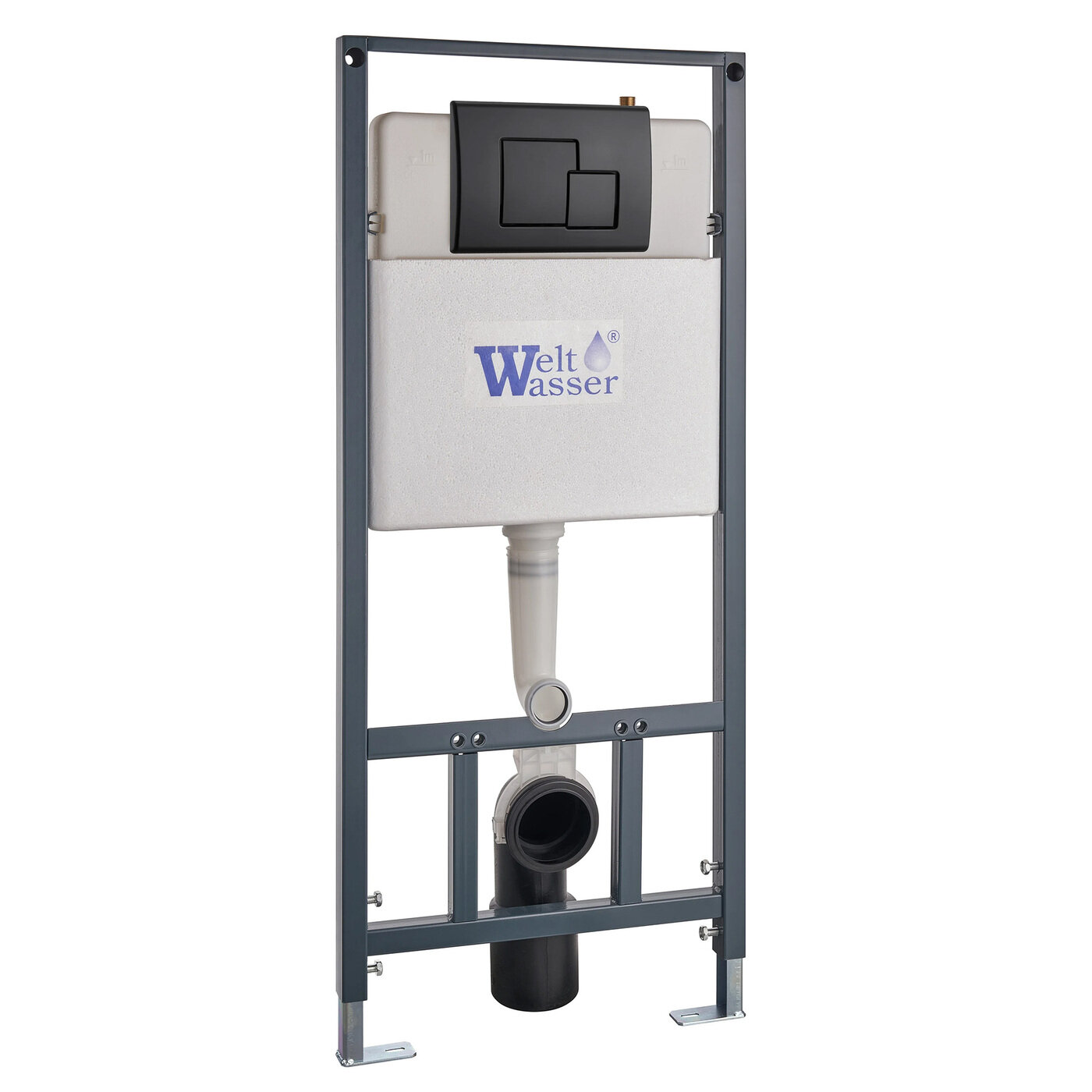 Инсталляция для унитаза WeltWasser Marberg 507 SE BL 10000011216 с черной кнопкой