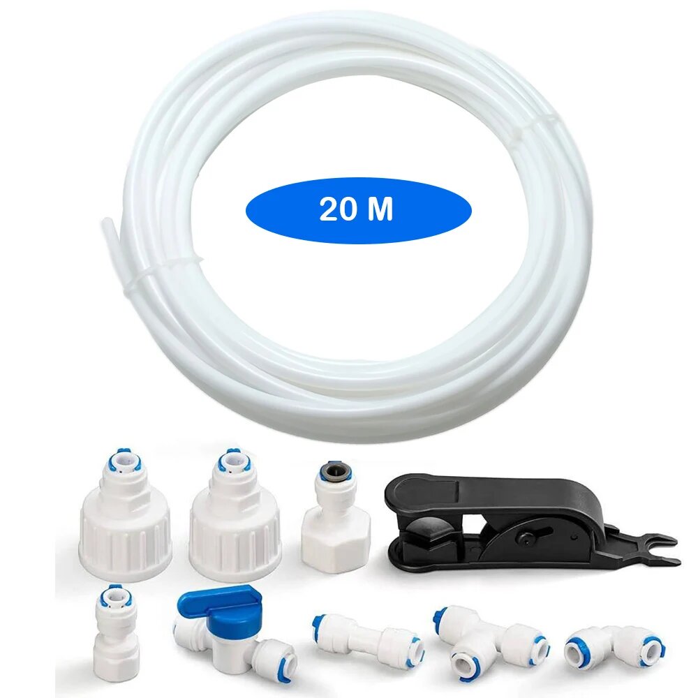 Трубка для RO фильтра 1/4", 20м, цвет B
