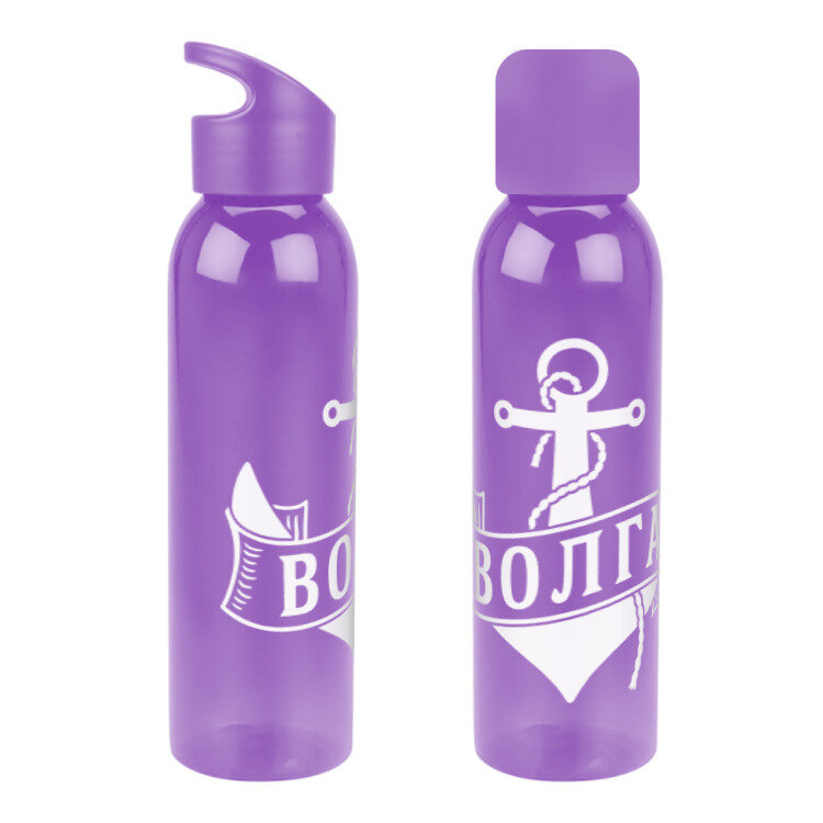 Бутылка для воды «Волга (Якорь)» (фиолетовый)