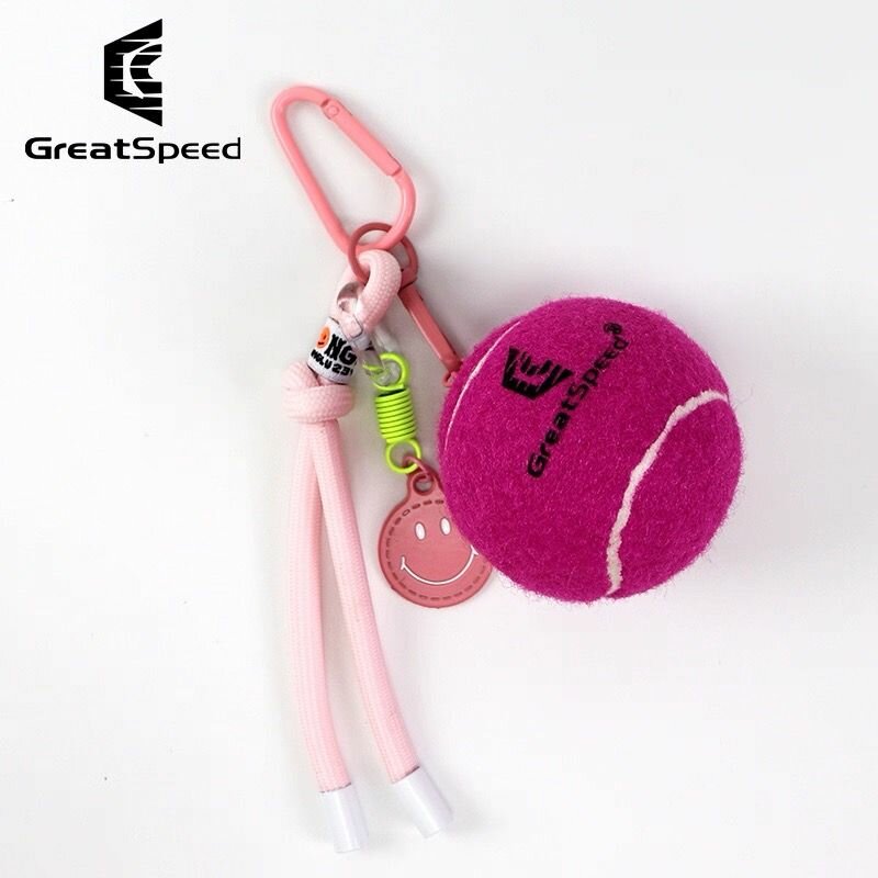 Теннисный брелок-подвеска GreatSpeed, веревочное украшение, оригинальный подарок