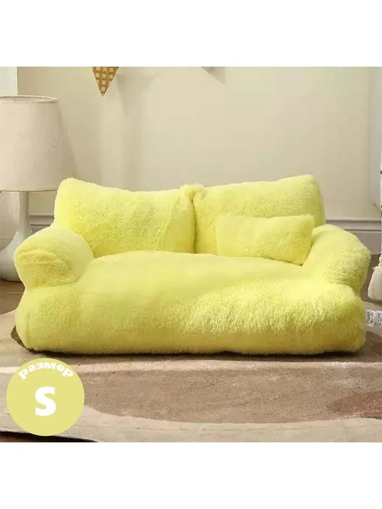 Диван-лежанка для собак мелких и средних пород / мини диван для животных / мягкая кроватка для собак и кошек