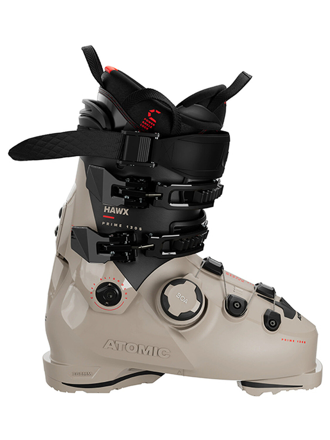 Горнолыжные ботинки Atomic Hawx Prime 130 S BOA GW Clement Black/Red 24/25 , для мужчин , бежевый