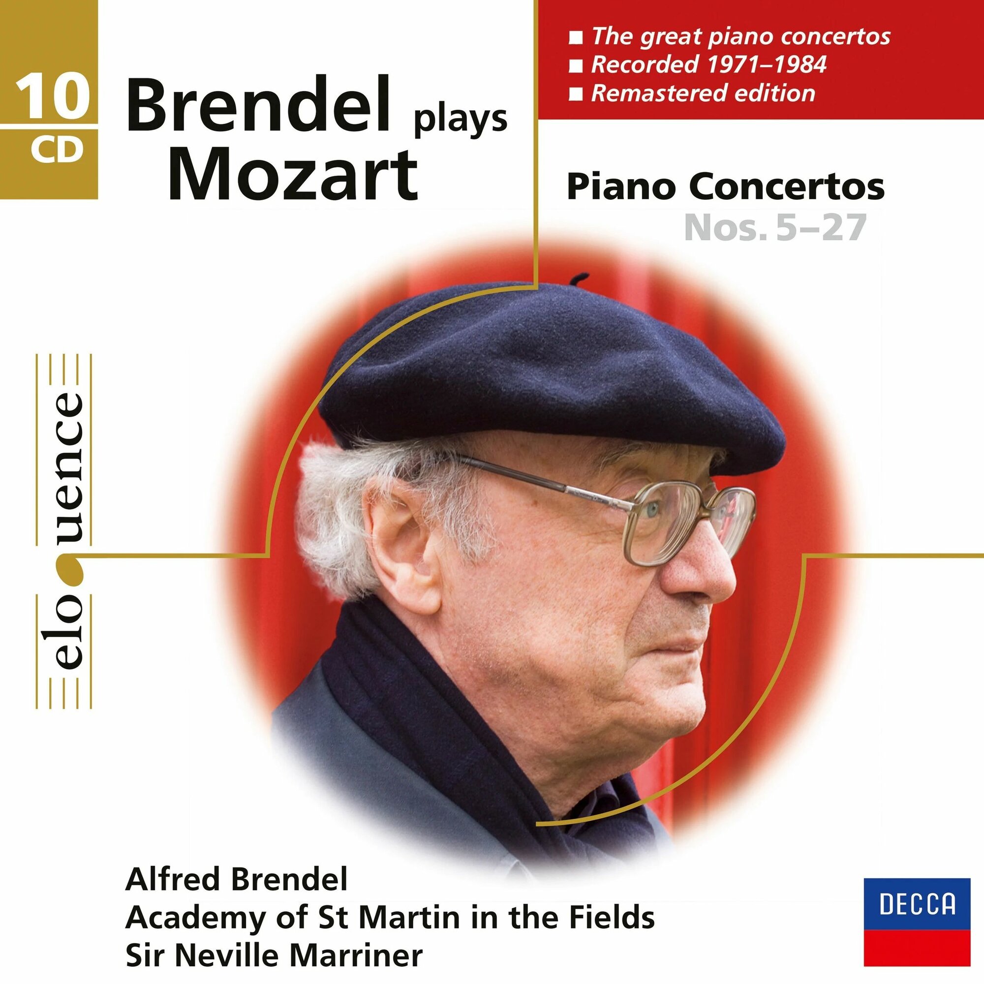 CD диск Alfred Brendel - Mozart: The Piano Concertos Nos. 5-27 (10 CD) 2025