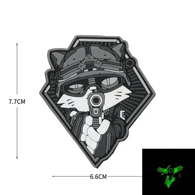 Тактический патч на кошку, ПВХ, TH753-02
