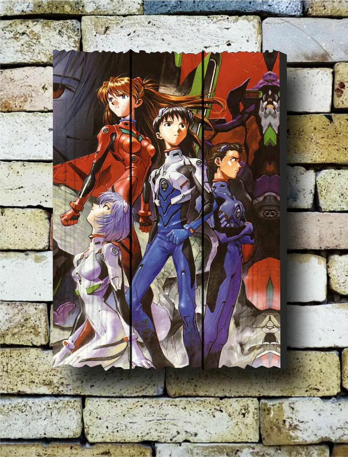 Картина на досках Евангелион 3 Evangelion
