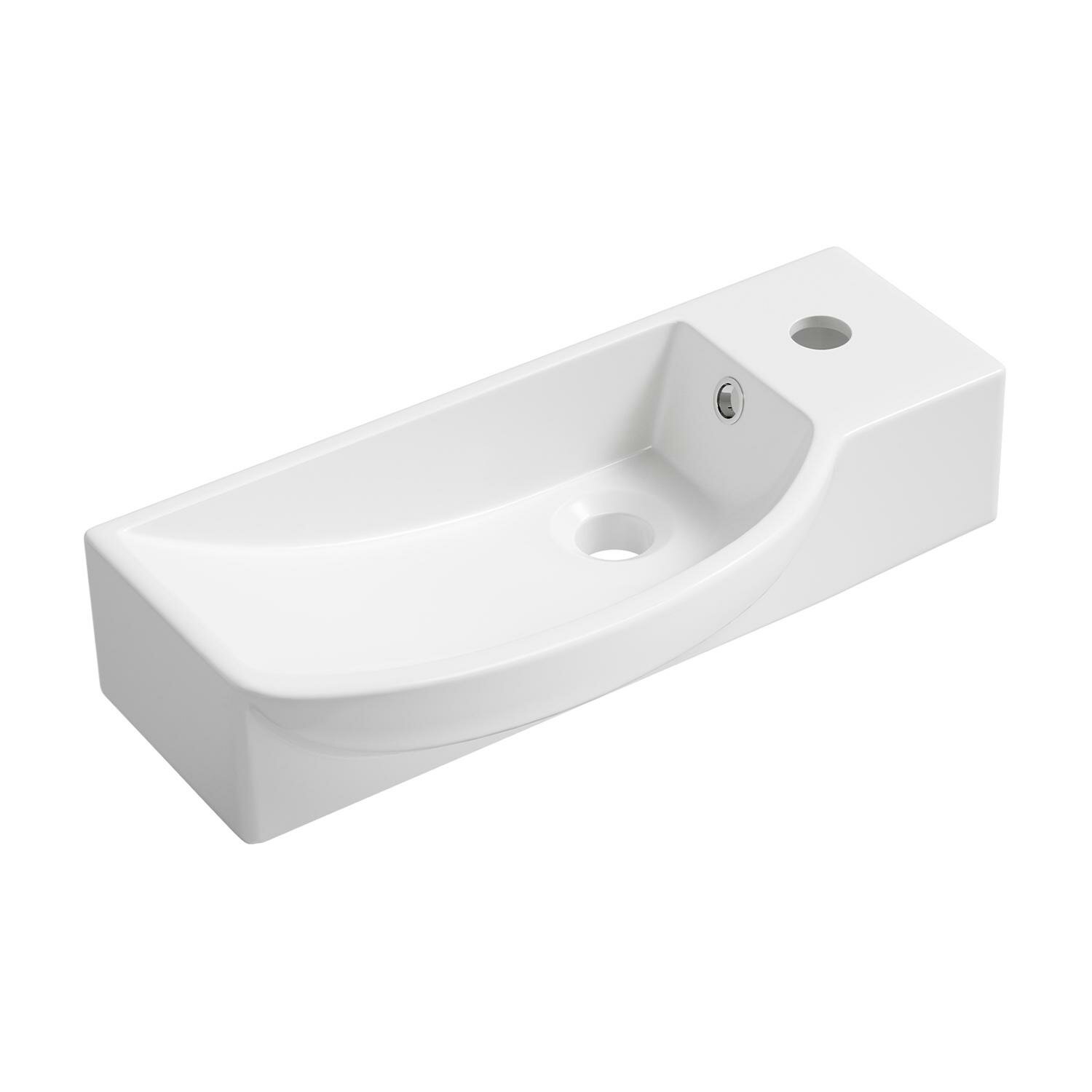 Раковина накладная Lavinia Boho Bathroom Sink 50 33311037 белая глянцевая, керамика