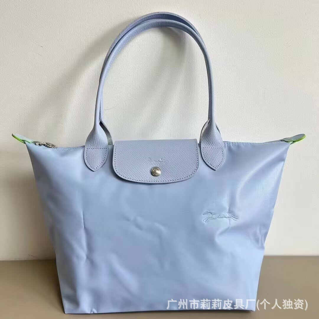 Сумка Longchamp из нейлона для женщин, маленькая сумка с короткой ручкой, средняя сумка с длинной ручкой, одно плечевая сумка из нейлона