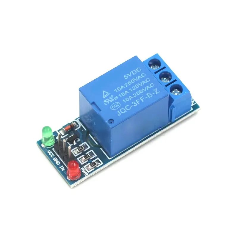 Реле 5V JQC-3FF-S-Z, синее, 1 шт.