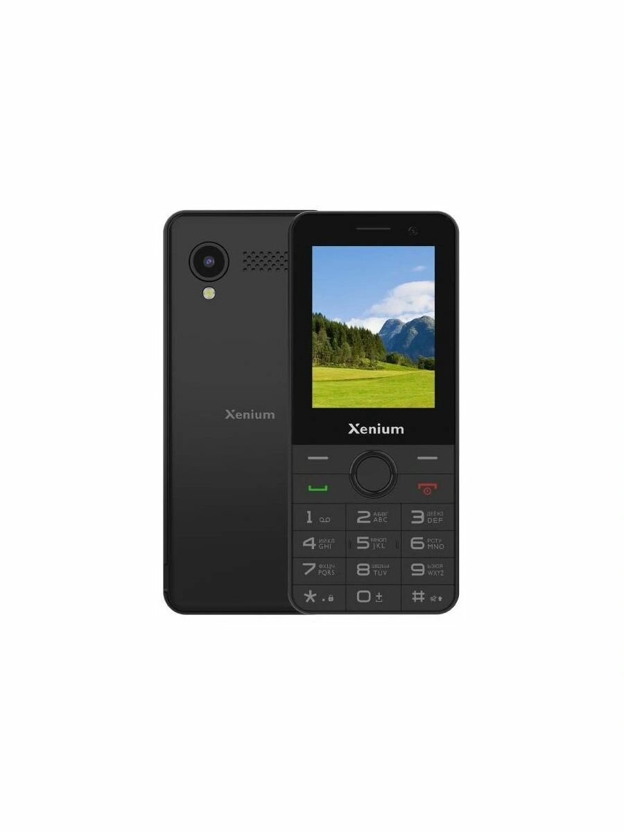 Мобильный телефон Xenium X900 черный, дисплей 2.4" 320x240, BT, GPS, FM радио