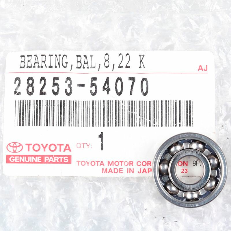 Подшипник шариковый радиальный однорядный 28253-54070 оригинал; для Toyota Land Cruiser FZJ80; LJ7#; Prado KZJ9#; KDJ9#; OEM 28253-54070