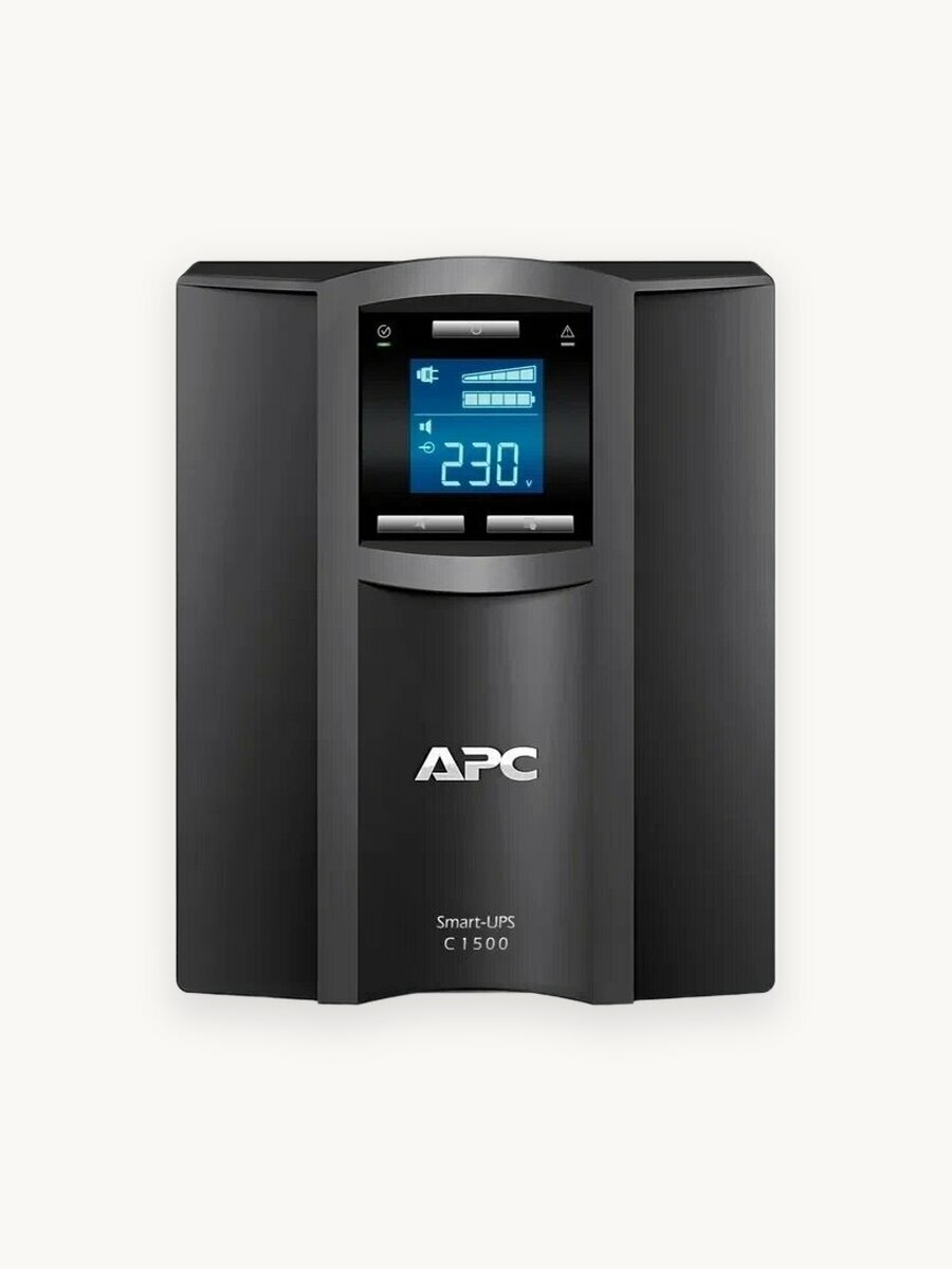 ИБП APC by Schneider Electric Smart-UPS SMC1500IC, 900 Вт/1500 ВА, черный