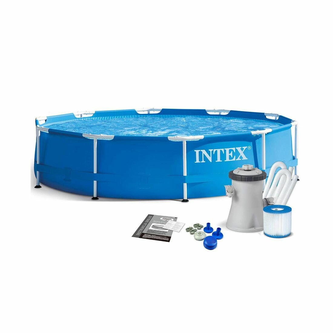 Каркасный бассейн 305х76 см с фильтр-насосом, Intex 28202NP