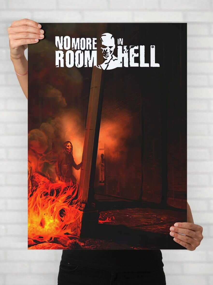 Плакат на стену для интерьера Ноу Мор Рум ин Хелл (No More Room in Hell 3) - Постер по игре формата A2 (42x61 см)