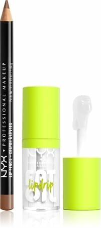 Блеск для губ NYX Professional Makeup Fat Oil Lip Drip, набор 2 шт, оттенок 01 My Main