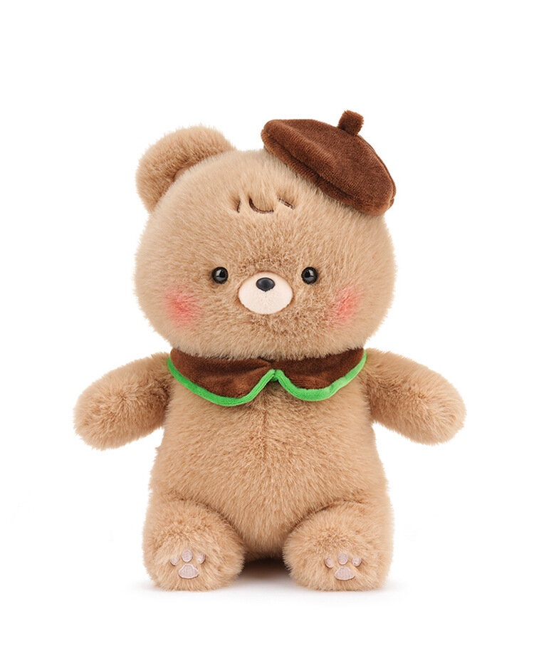 Кукла-мишка Hug Baby Bear, плюшевая игрушка, милый мишка, светло-желтый, высота сидя 25 см