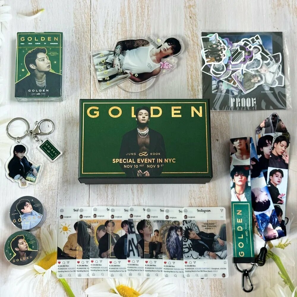 Подарочный набор, Чонгук бокс, Jungkook BOX, BTS JK бокс, для фанатов k-pop, подарочная коробка BT21