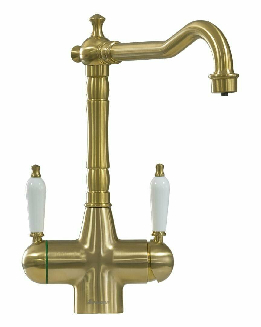 Смеситель Seaman Visconti SSL-7517 Light Gold