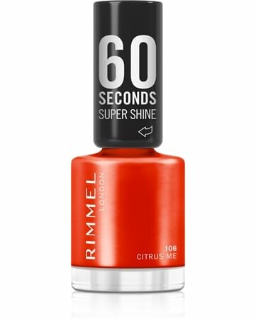 Лак для ногтей Rimmel 60 Seconds Super Shine, оттенок 106 Citrus Me, 8 мл