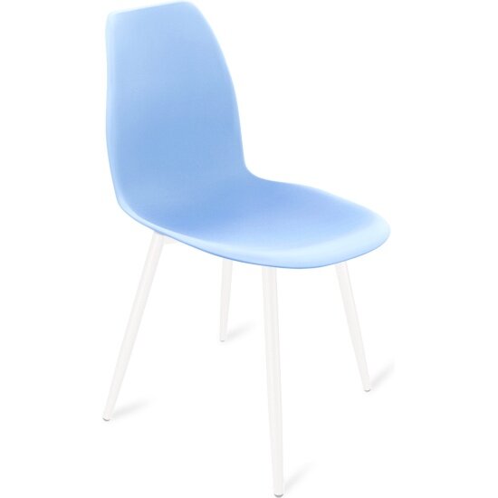 Стул Sheffilton SHT ST29/S95-1 голубой pan278/белый муар