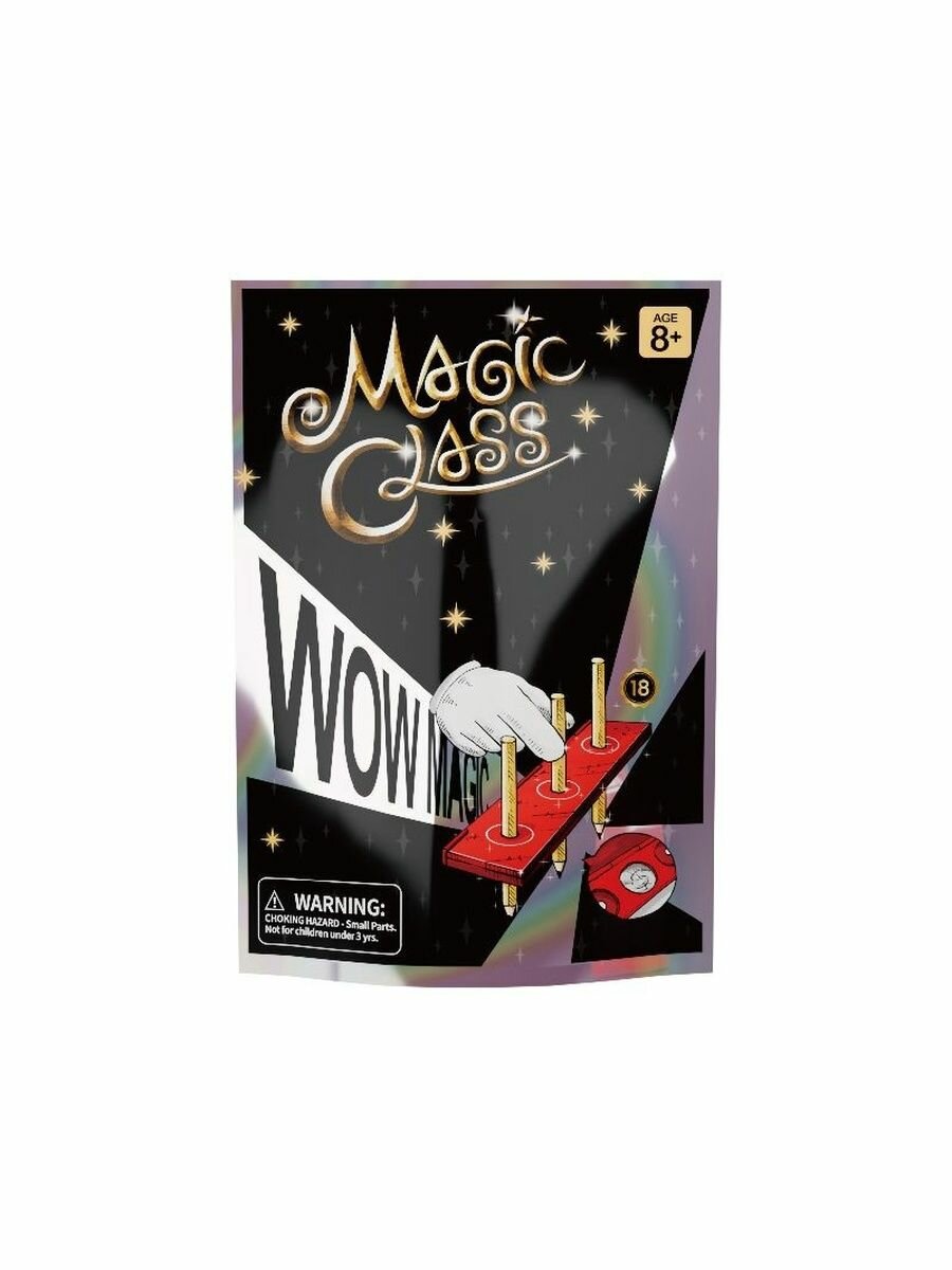 Фокус с карандашом и монетой Pencil Through Coin Magic Class DP18