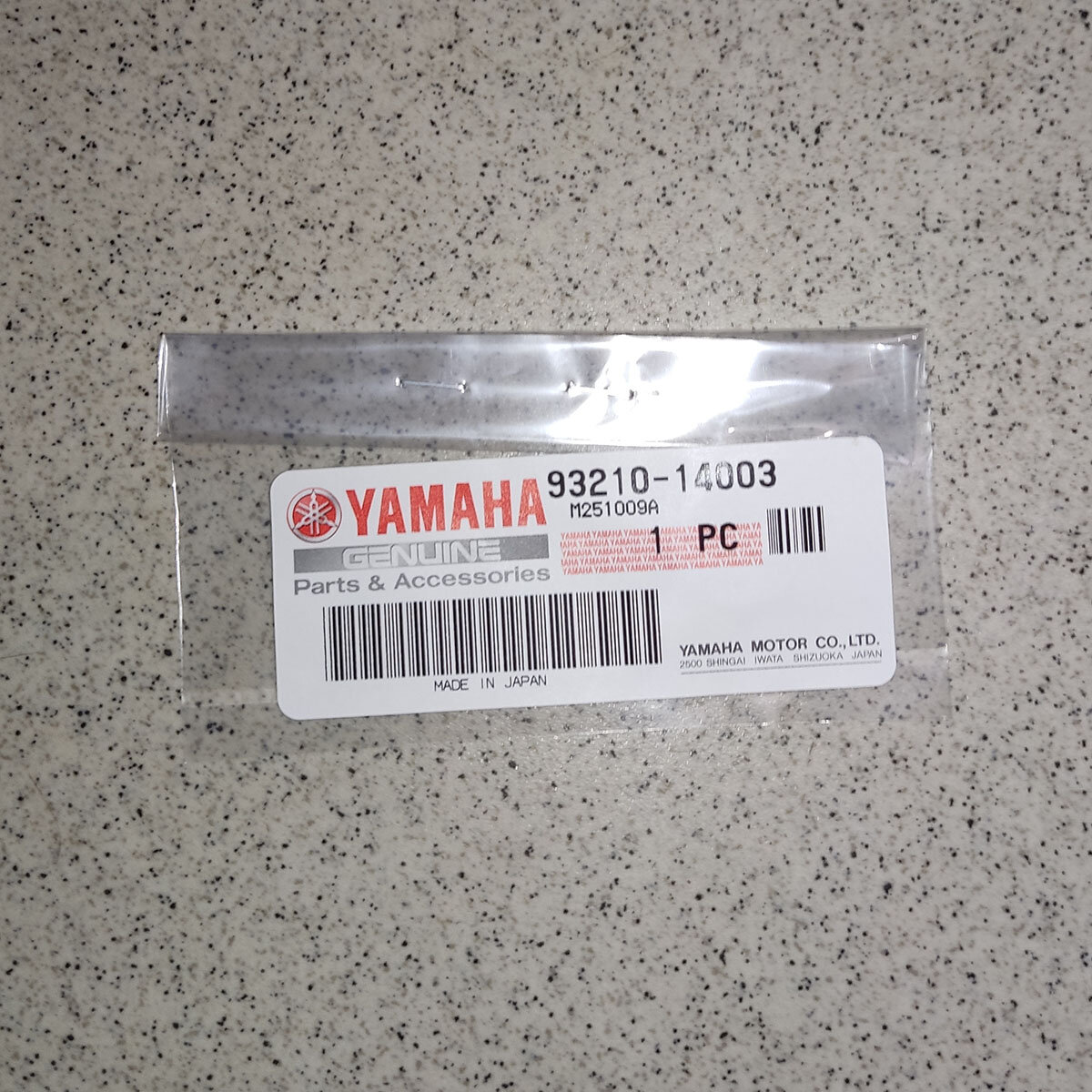 Yamaha 93210-14003-00 - уплотнительное кольцо