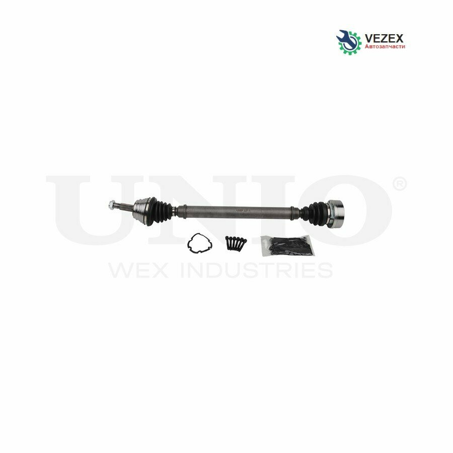 UNIO CVJ-10066 Привод в сборе передний правый VW Passat B3-B5 88-, Golf III, IV 92-, Vento 91- (МКПП)