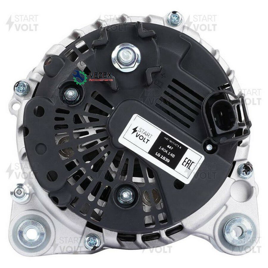 STARTVOLT LG1839 генератор! 140A\ VW Tiguan II 16>/Kodiaq 16>, Skoda Octavia A8 1.4TSI 14>
