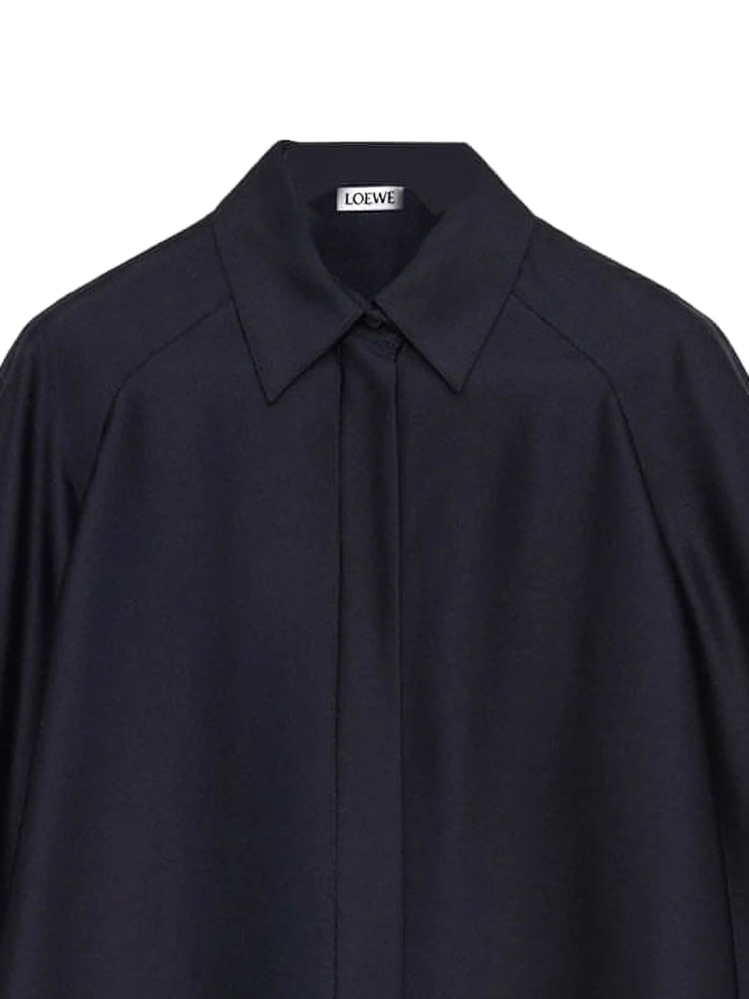 Рубашка Loewe Cape long-sleeve shirt, размер 40, синий — фото 1