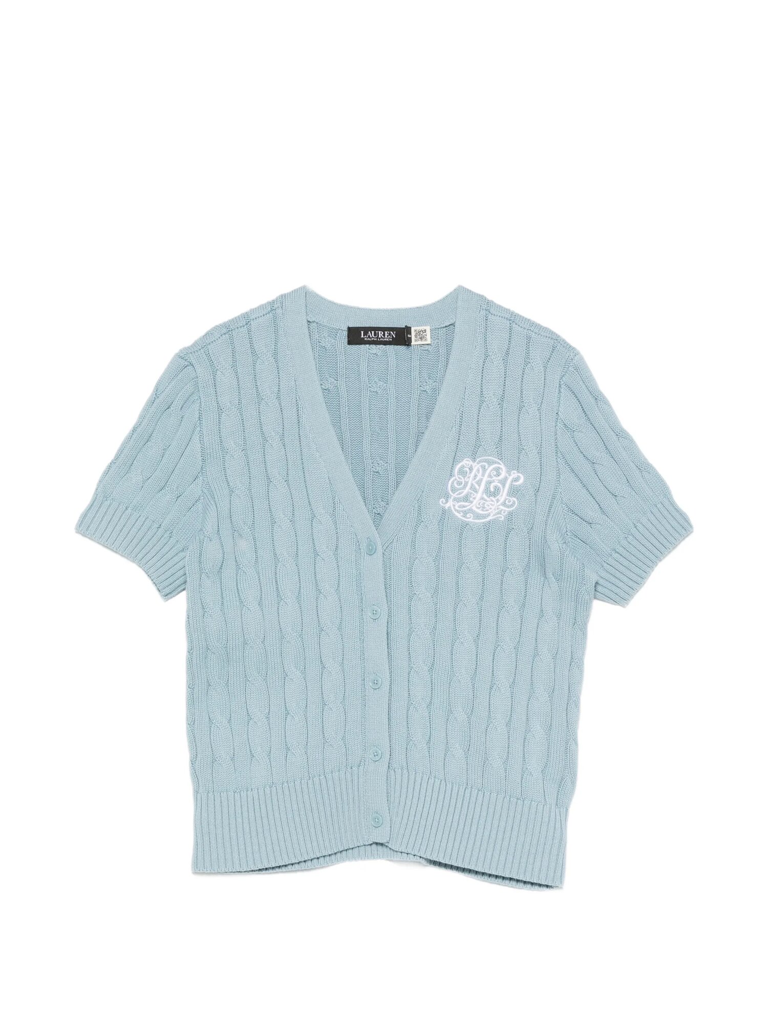 Кардиган Cable-knit logo-embroidered cardigan