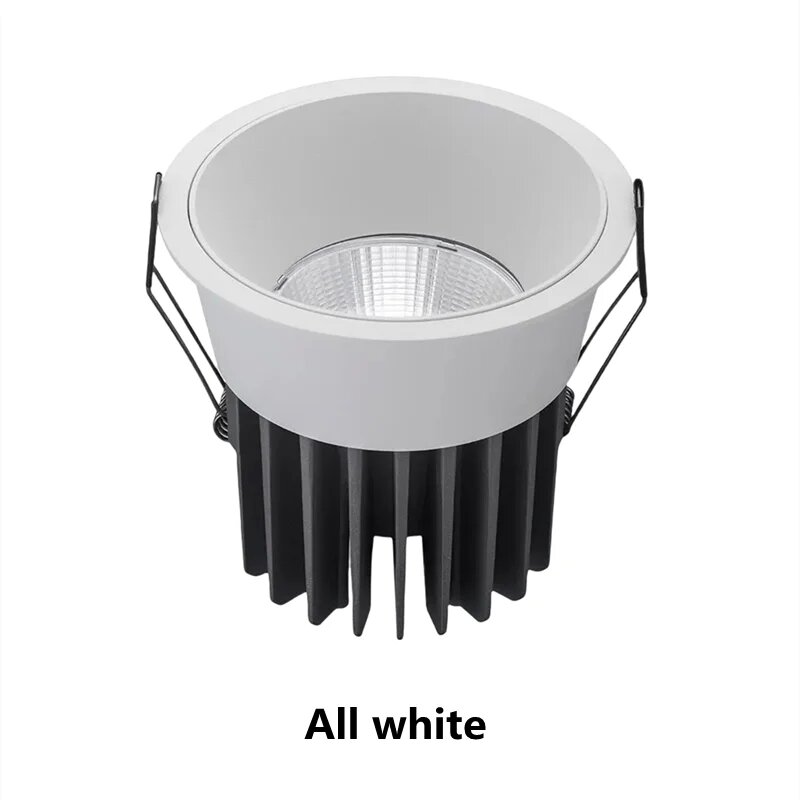 Потолочный светильник IWP COB 5-30Вт алюминиевый Natural White 4000K, Белый, All white, 7W Hole 65mm