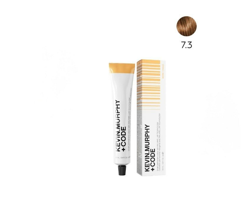 +CODE Перманентная Краска для волос, 7.3 7G - MEDIUM.BLONDE.GOLD, 100 мл