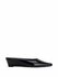Мюли AMOMENTO Pointed-toe wedge-heel mules, размер 36, black/black