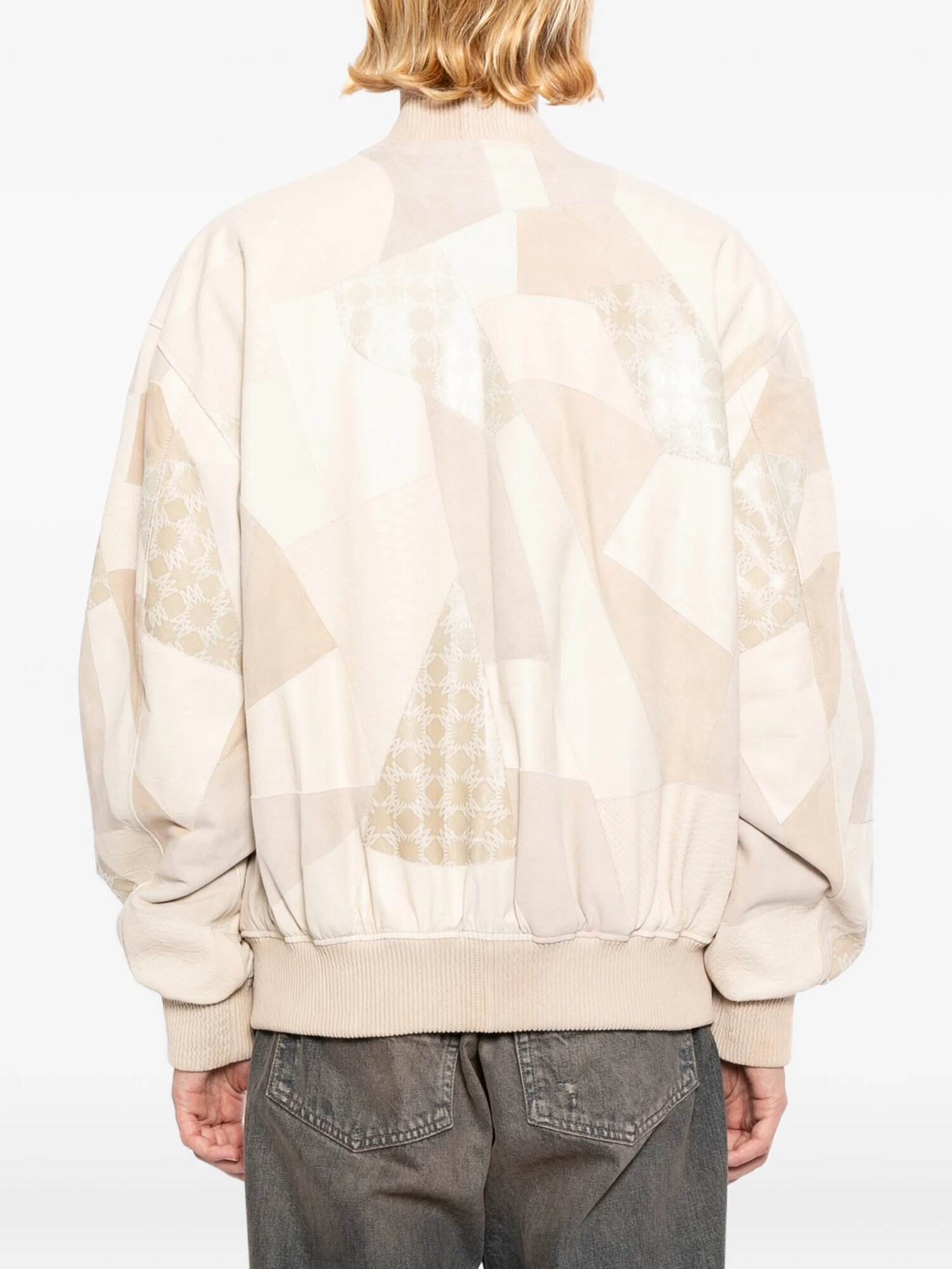Куртка AMIRI Patchwork bomber jacket, размер 48, разноцветный — фото 1