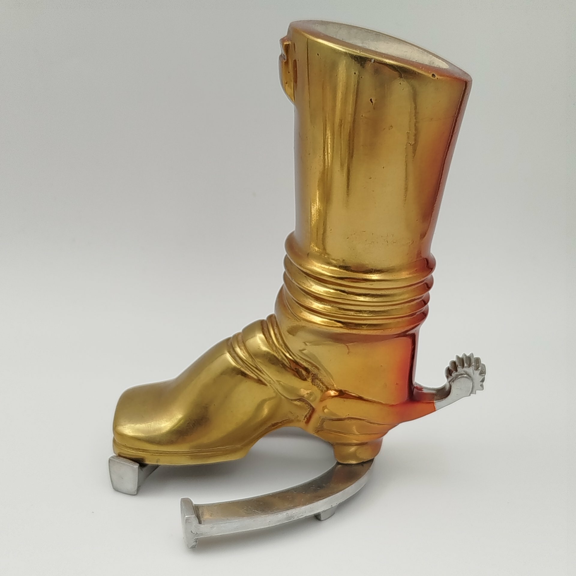 Карандашница "Сапог на подкове", металл, крашение, СССР, 1970-1990 гг.